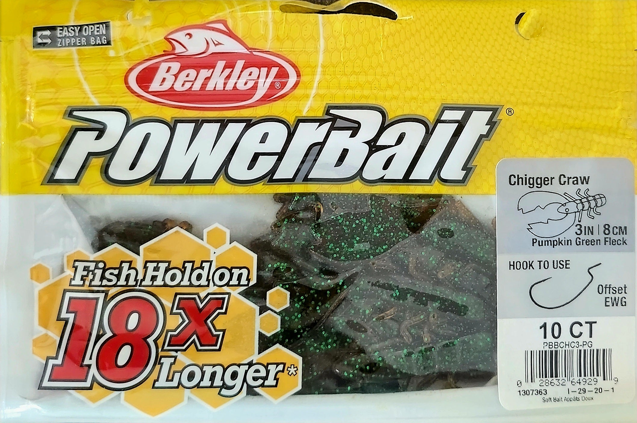 Berkley powerbait Chigger Craw 3 in. – Bass Addict Tackle