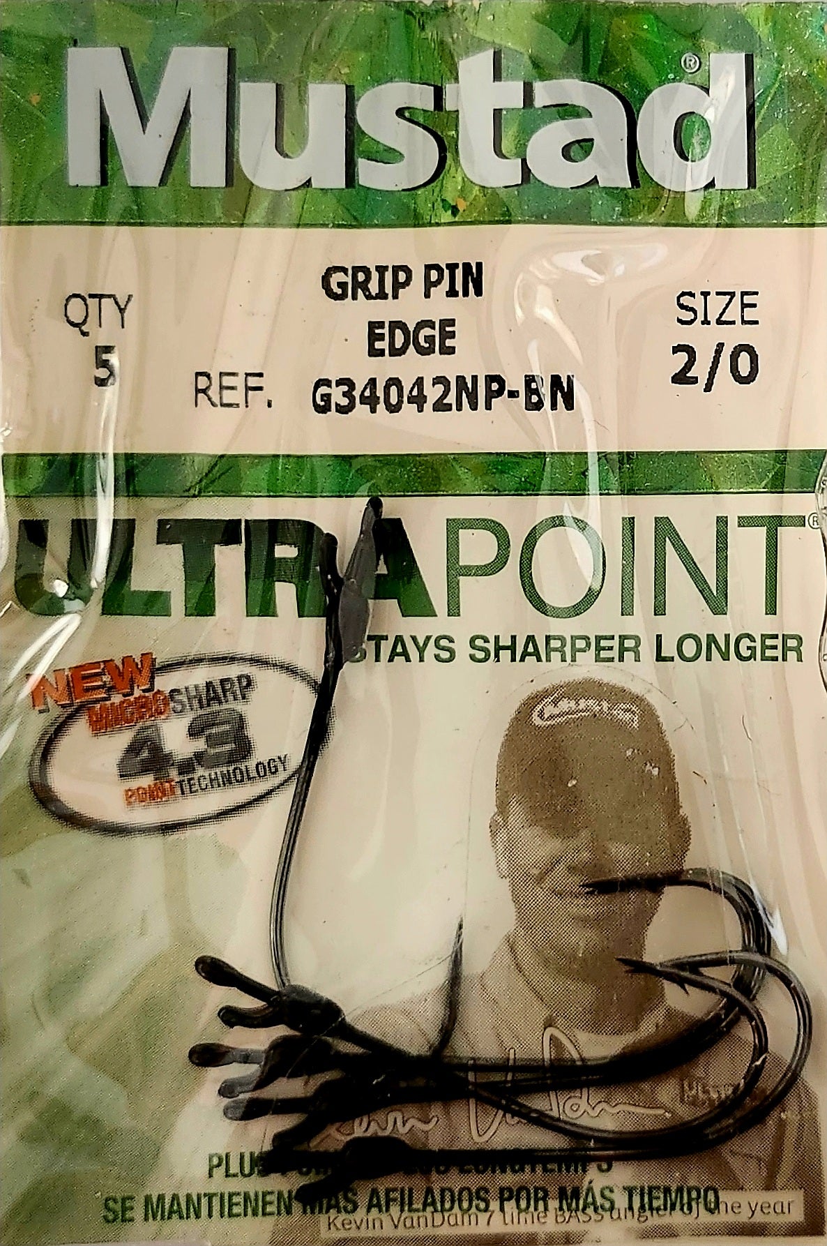 Mustad Grip pin – Bass Addict Tackle