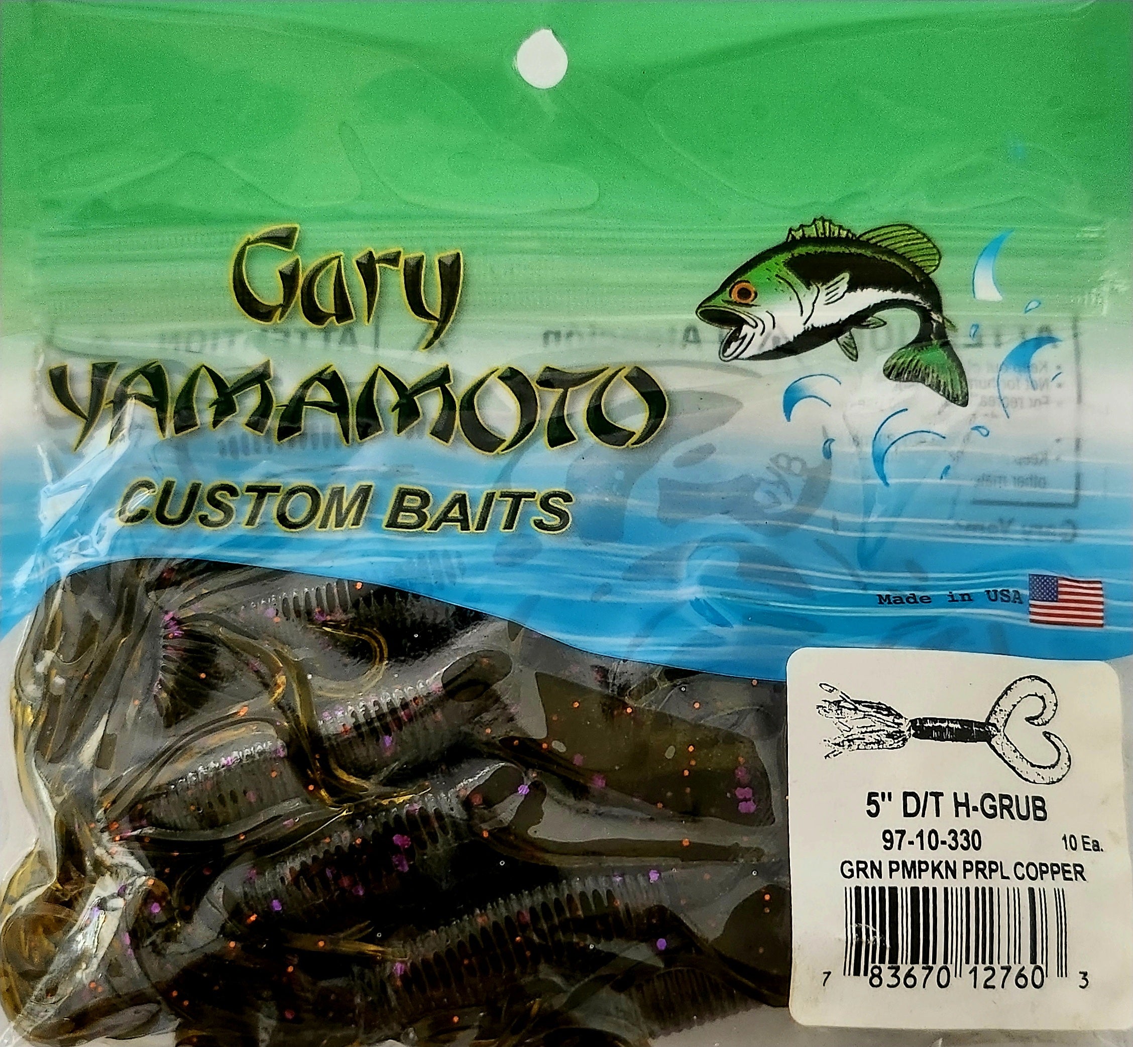 Gary Yamamoto D/T H-grub 5" – Bass Addict Tackle