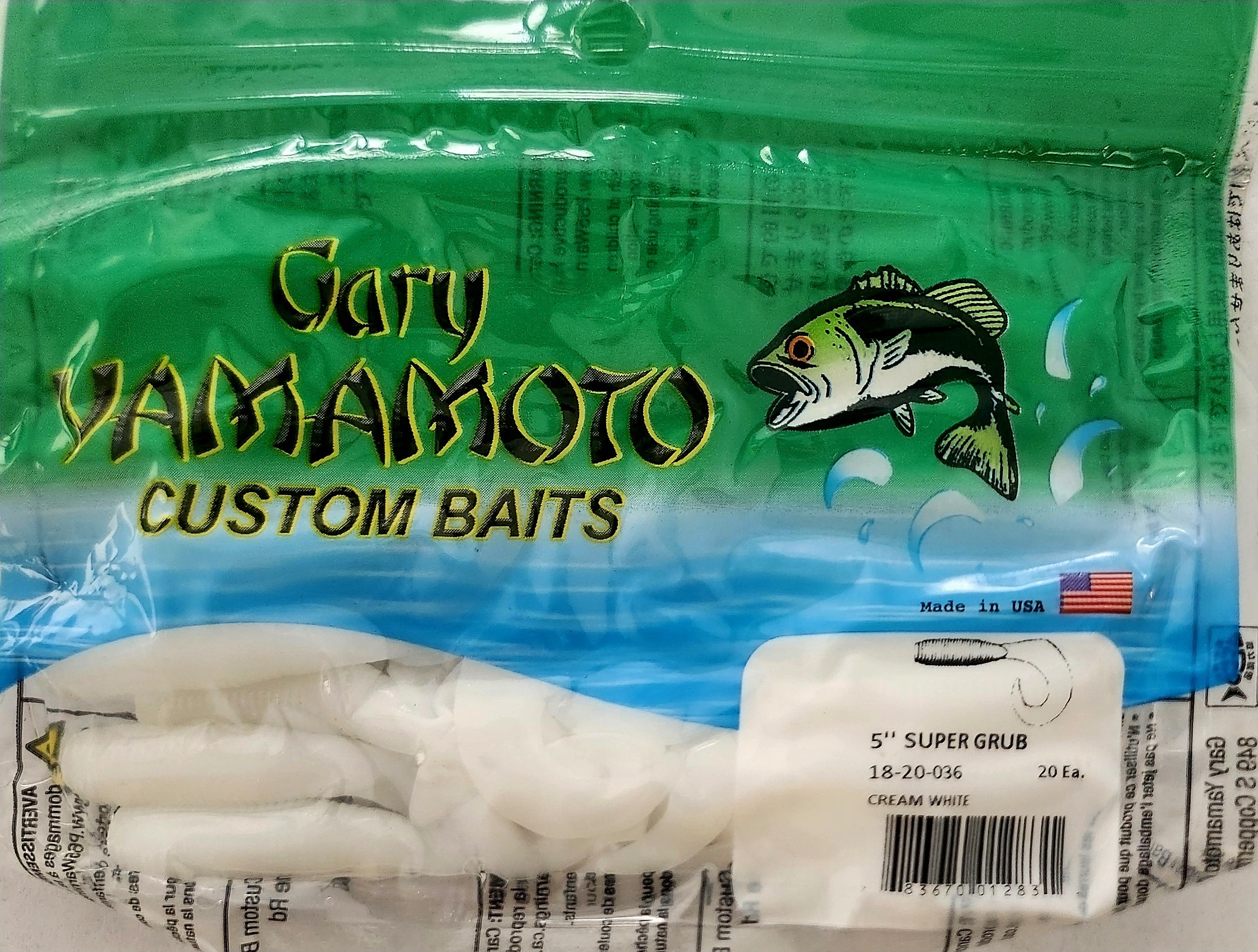 Gary Yamamoto 5"super grub – Bass Addict Tackle
