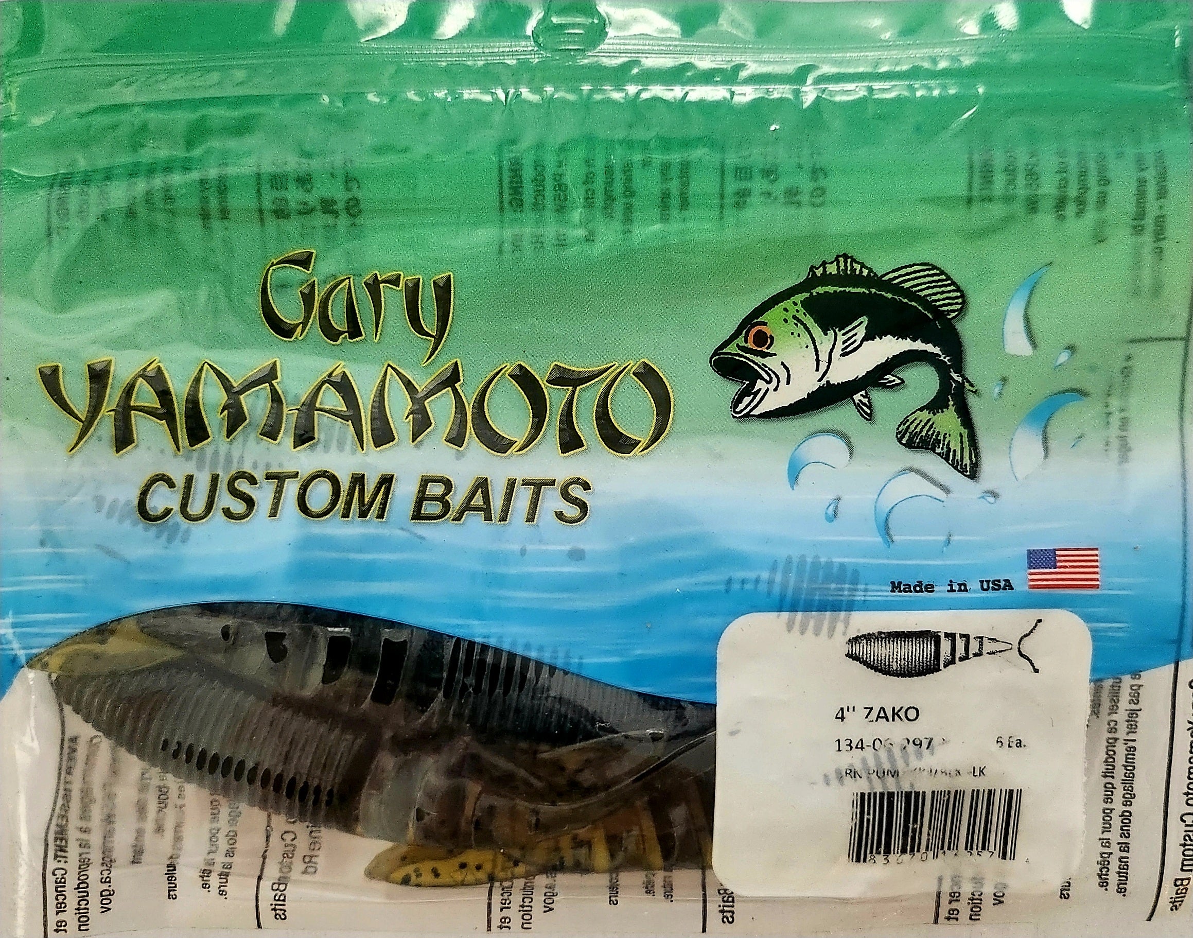 Gary Yamamoto Zako 4" – Bass Addict Tackle